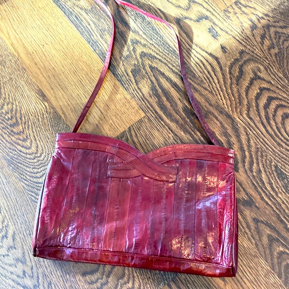 Bags | Vintage Eel Skin Purse Envelope Shape And In Excellent Condition ...
